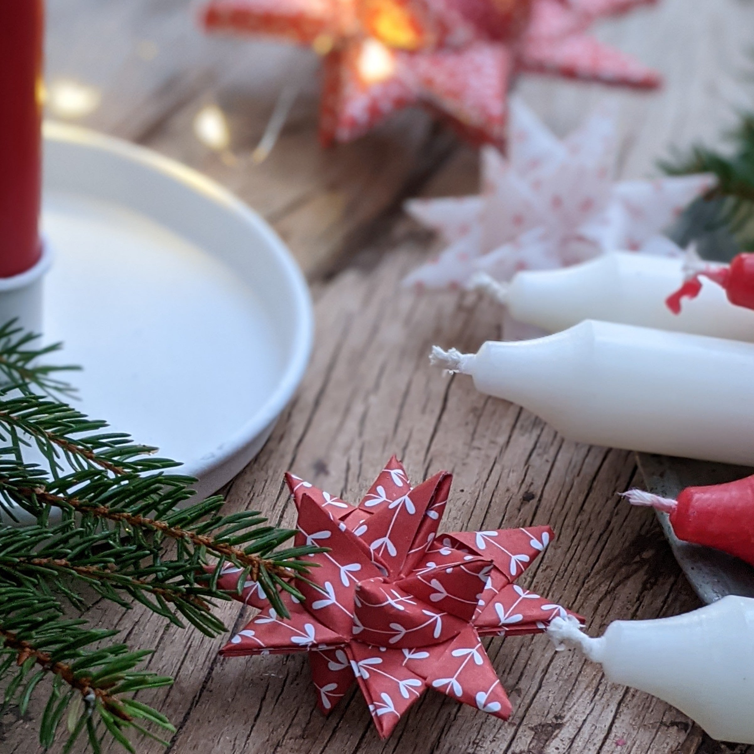 Paper Star Craft Kit for 12 Stars | Scandinavian Christmas Decorations ...