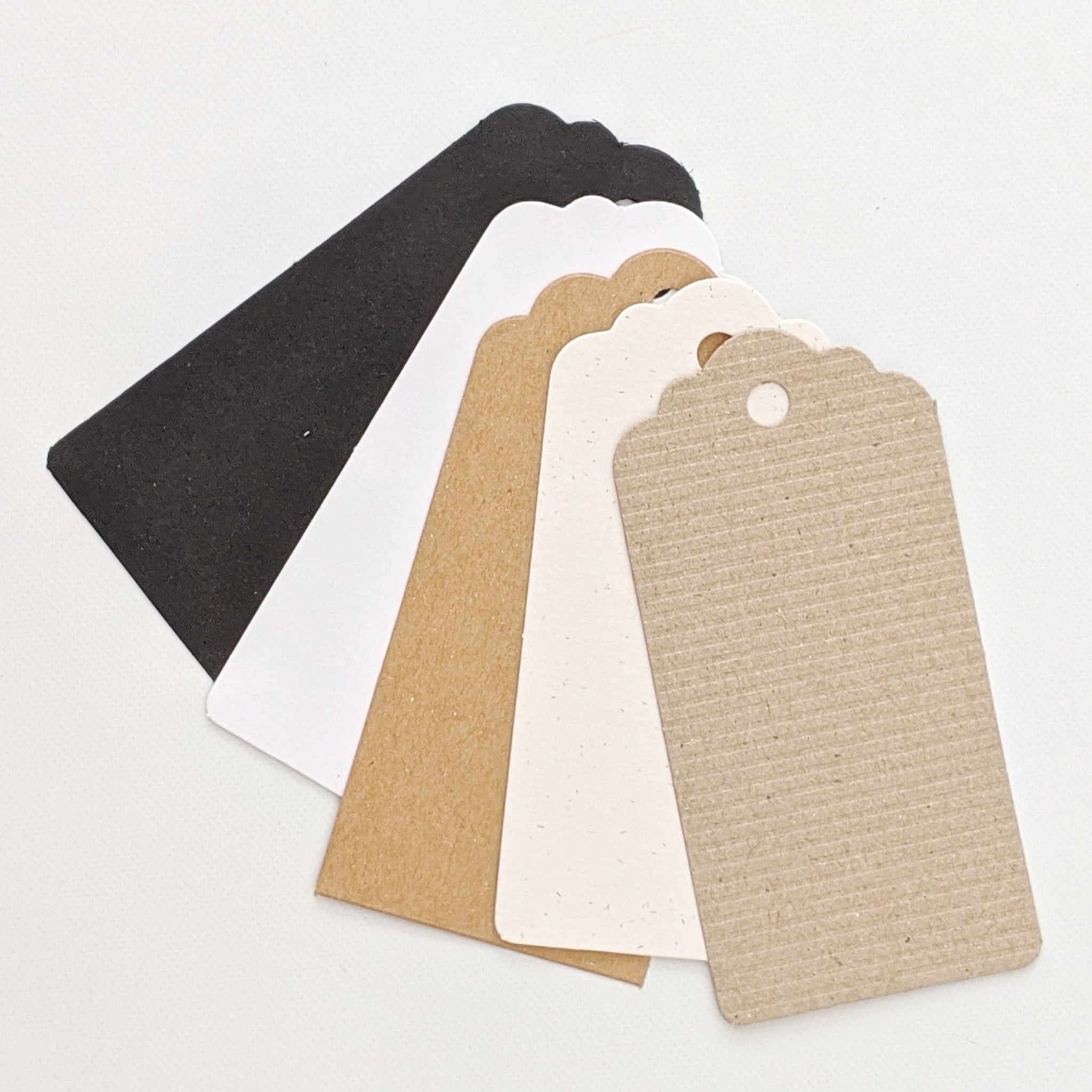 Brown kraft paper tags store