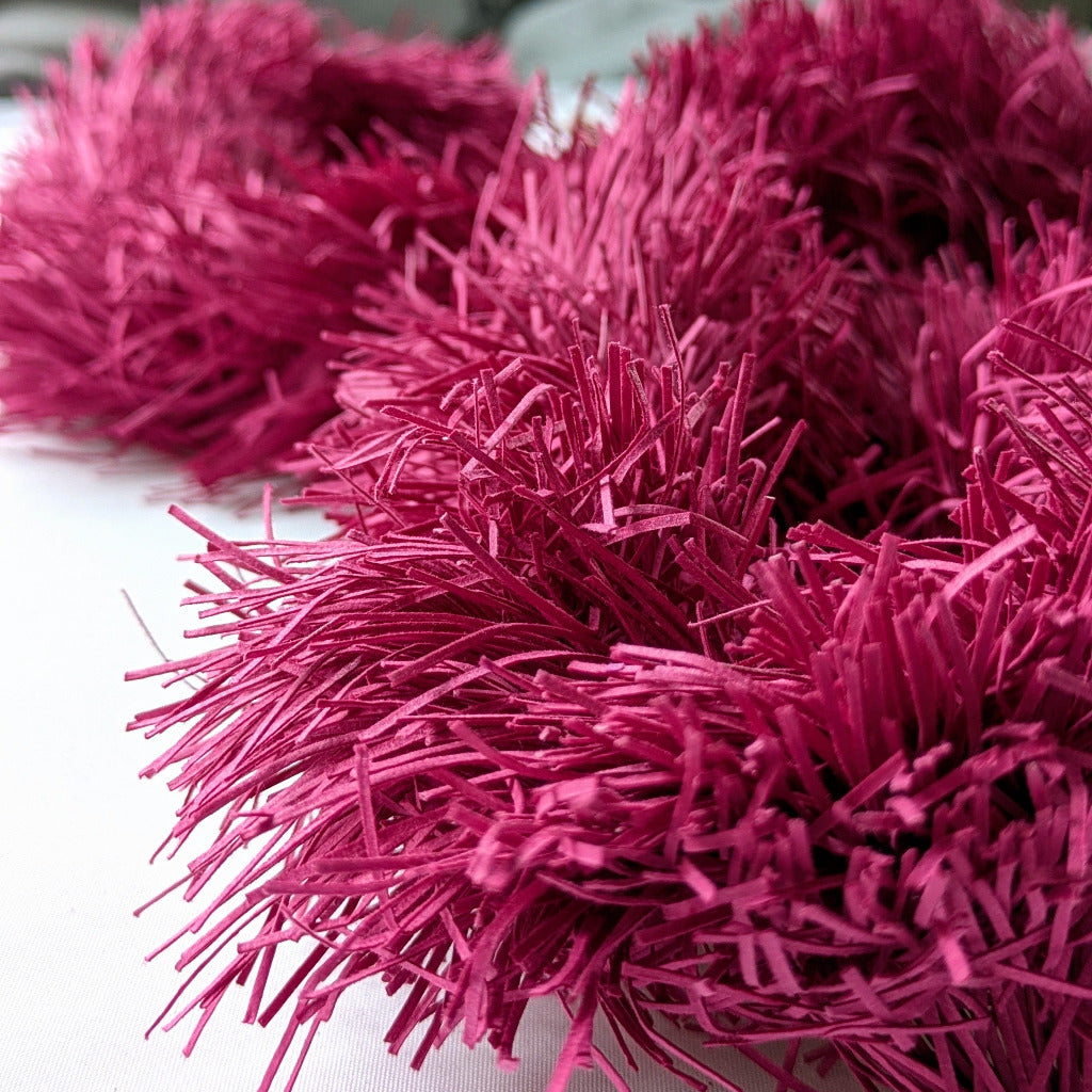 Recycled Paper Tinsel Garland | Pink x 2Mtr – The Danes