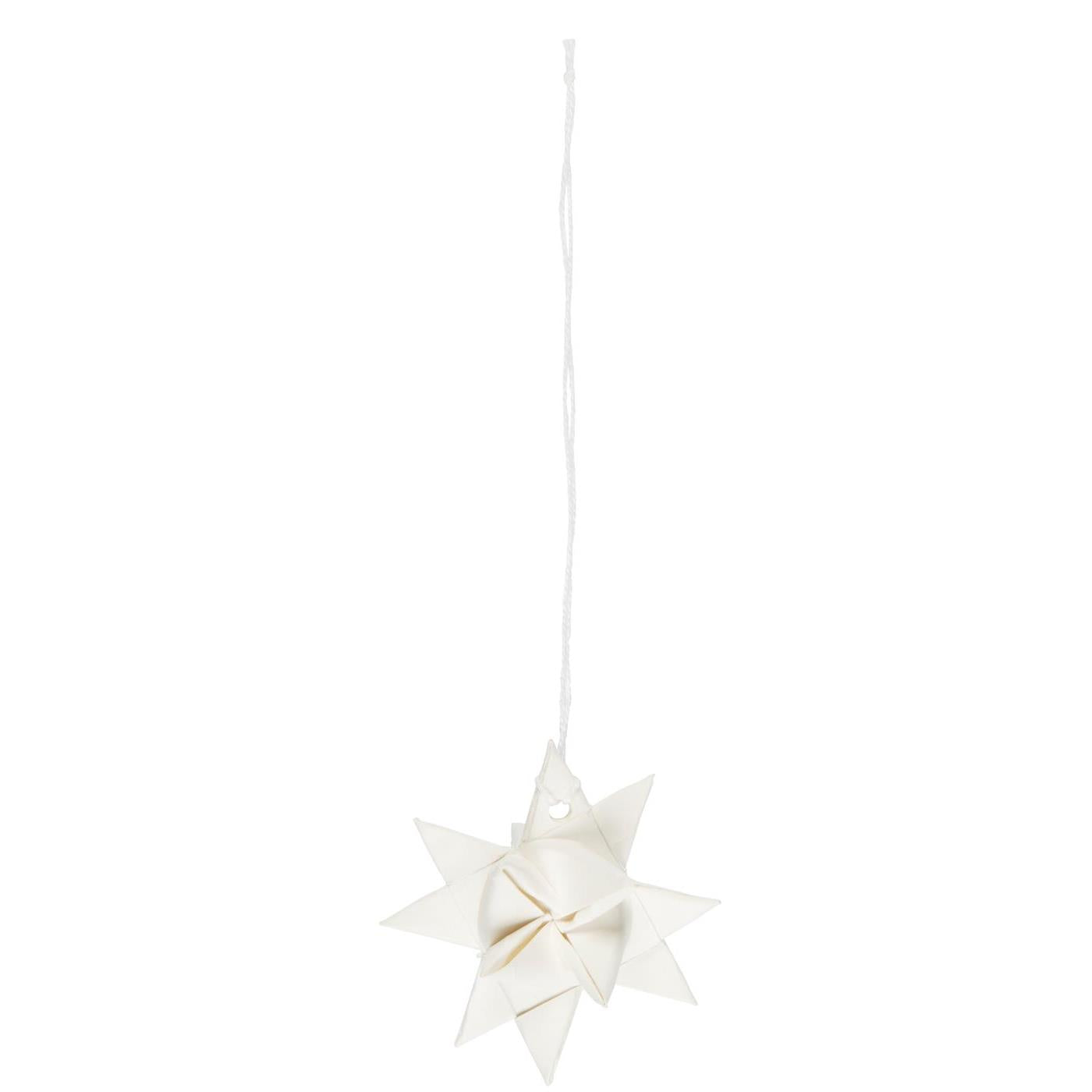 Scandinavian Woven White Paper Star Decoration – The Danes