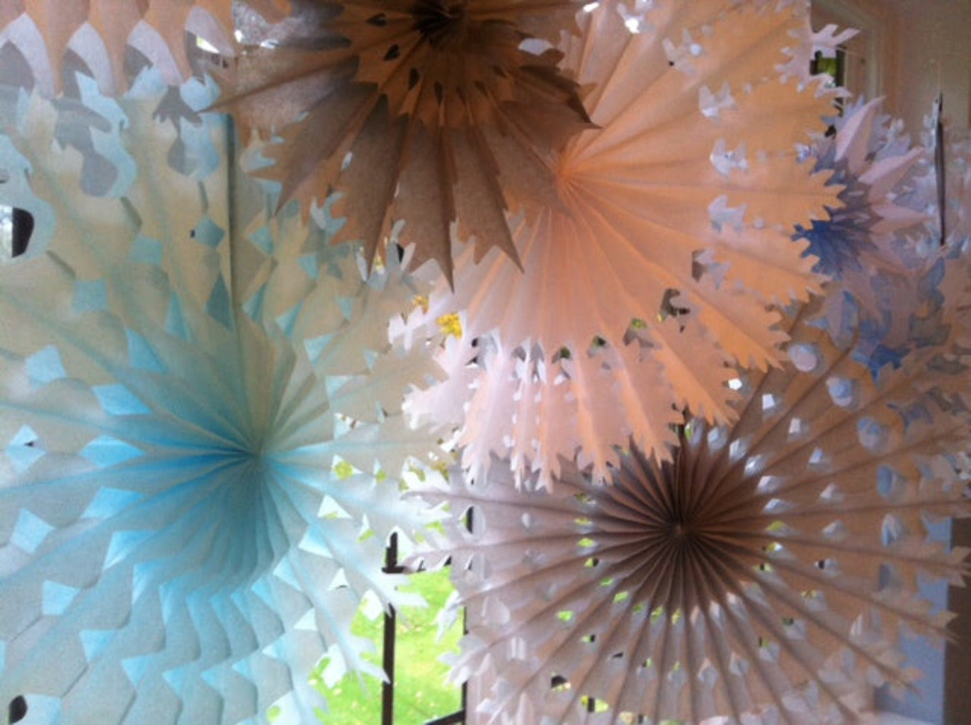 Honeycomb Paper Snowflakes - Double Grey | Christmas Decoration – The Danes