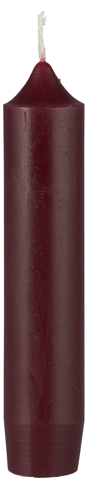 10 Short Dinner Candles | Maroon – The Danes