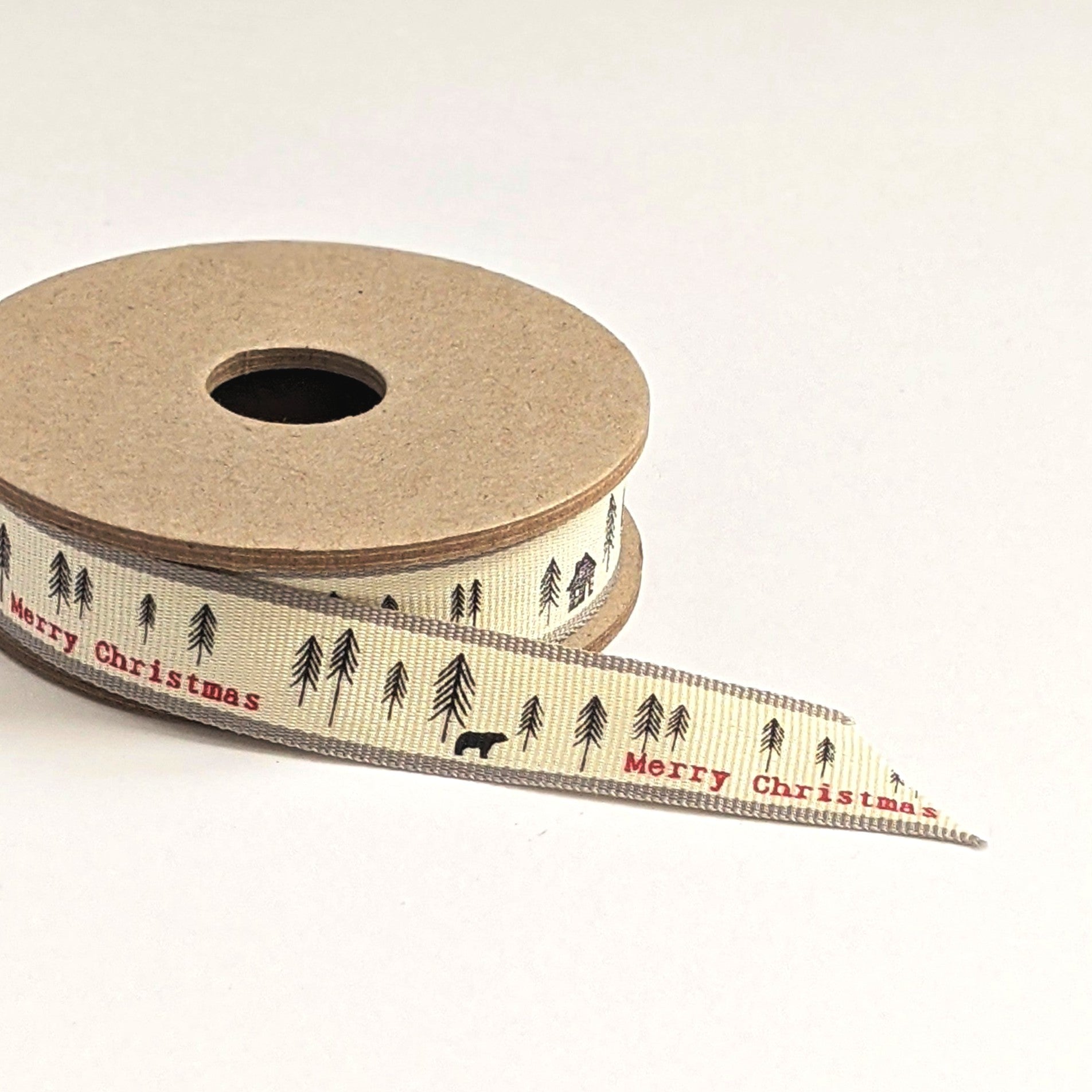 Nordic Tree Christmas Forest Ribbon - 3M x 15mm – The Danes