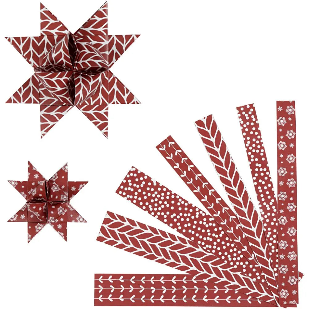 Paper Star Craft Kit for 12 Stars | Scandinavian Christmas Decorations ...