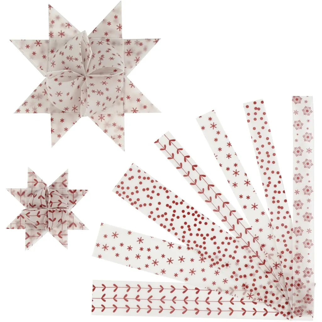 Paper Star Craft Kit for 12 Stars | Scandinavian Christmas Decorations ...